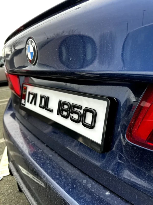 5mm Gel Metro Font Number Plates | Premium Car Plates Ireland